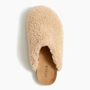 J. Crew | Shoes | Jcrew Sherpa Clog Slippers | Poshmark